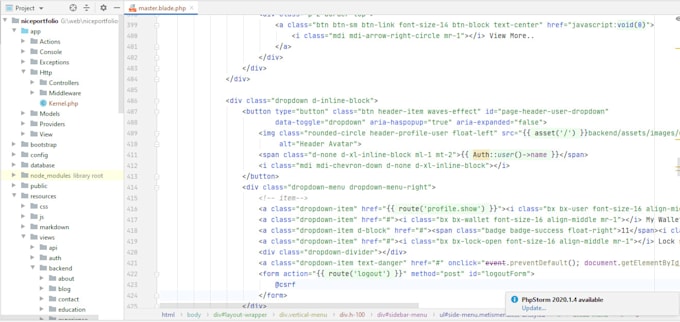 Develop a responsive website in php with laravel framework by ...