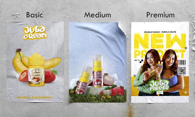 Make a product poster design for your sales promotion by Vilsub | Fiverr