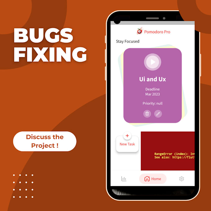 Fix any errors, bugs in your android app,flutter app,ios app by Jfcielo ... Fix any errors, bugs in your android app,flutter app,ios app by Jfcielo ...