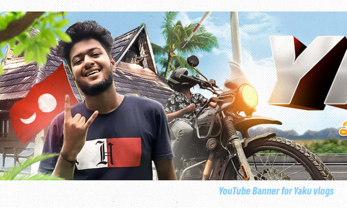 Make attractive banner for youtube, twitter header, twitch by Ez_pzy ...