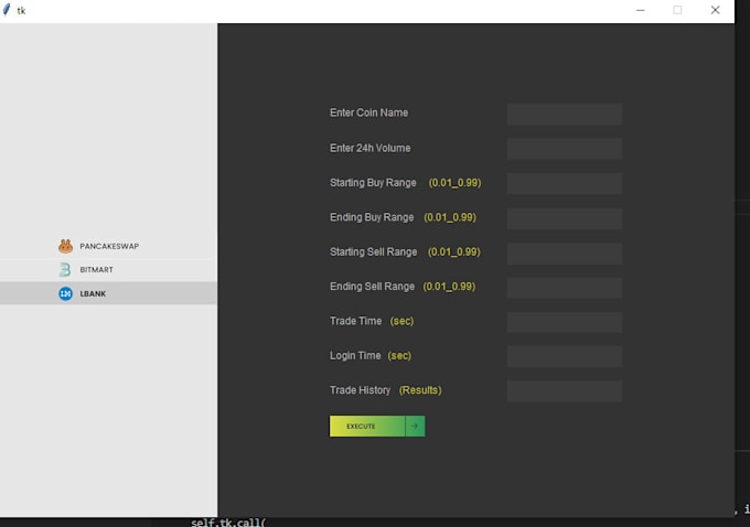 Make gui in python and tkinter by Absaralam123 | Fiverr