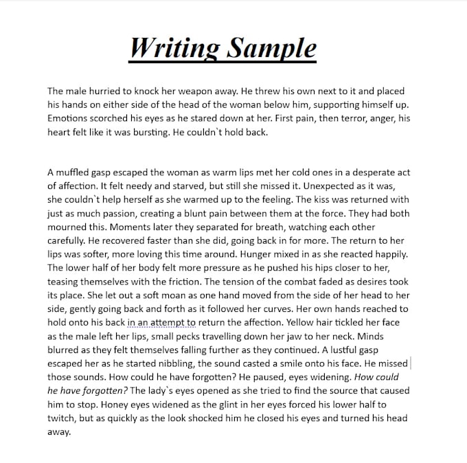 Write personal stories for you by Mango_crafts | Fiverr