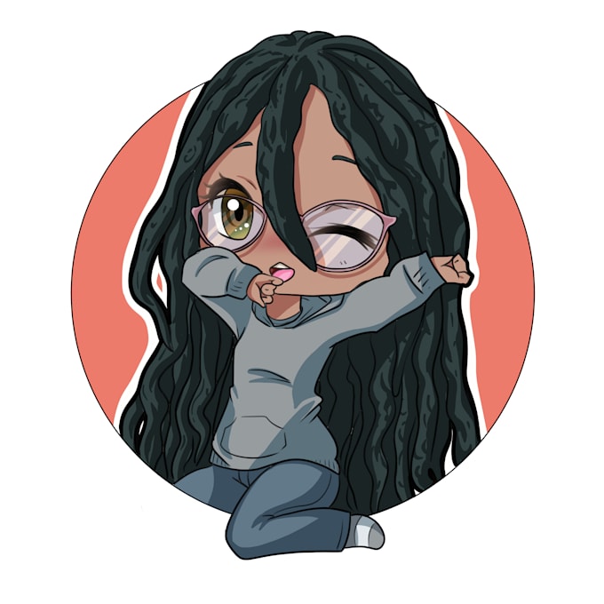 Draw a chibi for you to use as a pfp or icon by Mister_deadman | Fiverr