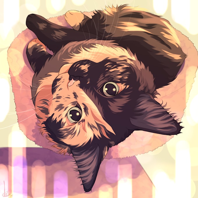 Create pet portraits of any kind of animal by Meltingdream | Fiverr