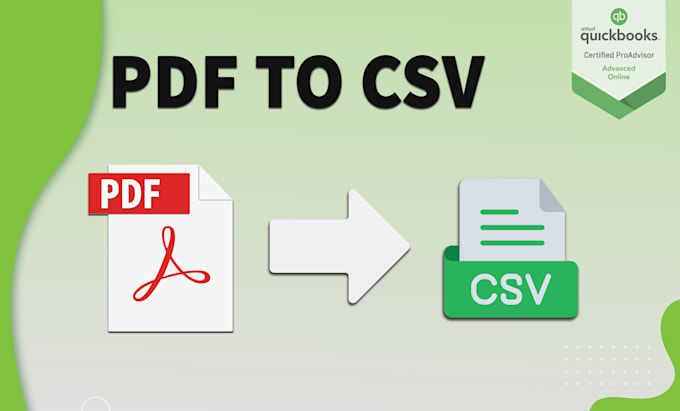 Convert 2 bank statement pdf to qbo and pdf to csv by Oleg777 | Fiverr