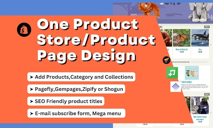 Create a complete shopify one product store for your business by Ishrat ...