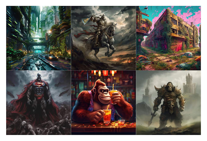 Create unique ai generated concept art by Curtisvcarter | Fiverr