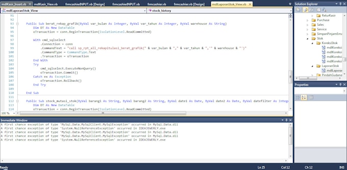 Create visual basic programming for database application by Ariputra2204 | Fiverr
