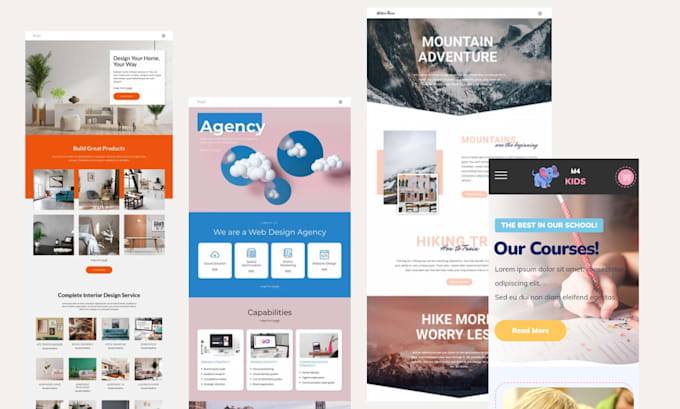 Create a professional website for your business by Achievedigi | Fiverr