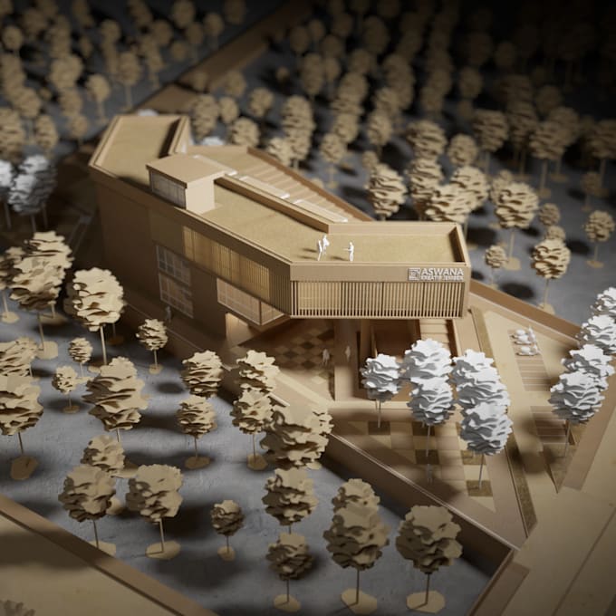 Render your 3d scane in realistic maquette style by Nick_ae | Fiverr