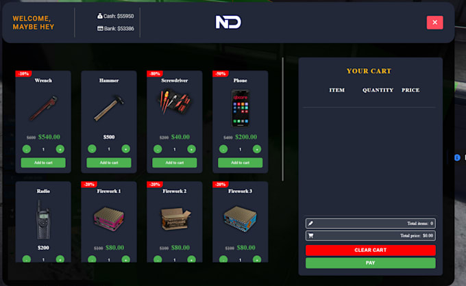 Sell you an ultimate shops scripts for qbcore and esx by Edvooo | Fiverr