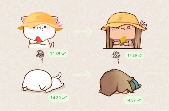 Do your favorite stickers from whatsapp with your characters by Wido11 ...