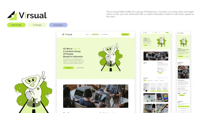 Make a simple landing page ui design by Rakafirmansyah | Fiverr