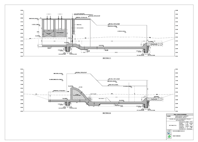 Do hydraulic design and structure design of ogee diversion structure by ...