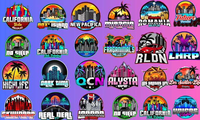 Make professional roleplay logo for fivem and discord by Aliajan2 | Fiverr