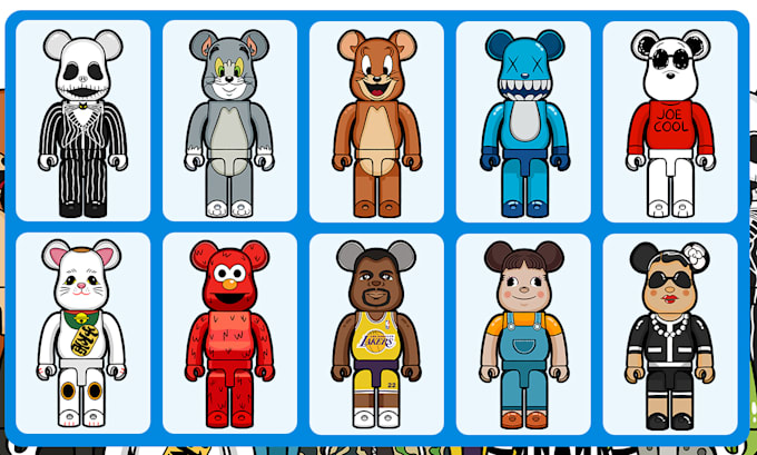Draw your photo in bearbrick style by Raydogloverss | Fiverr