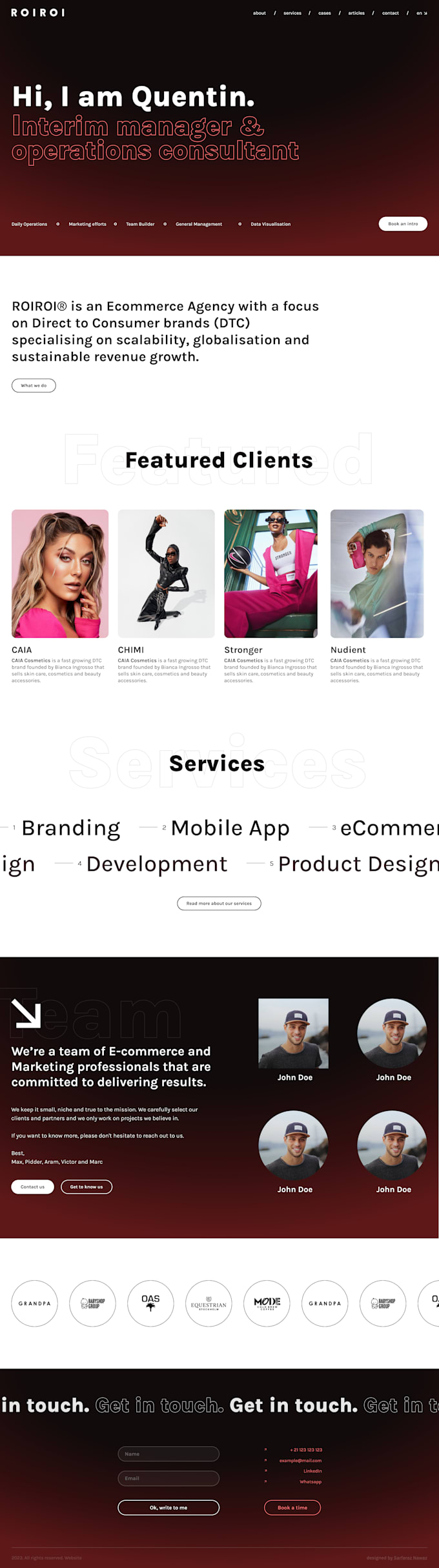 Create custom framer website, figma to framer, framer development, framer by Sarfaraz_dev | Fiverr