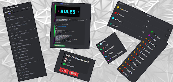 Professionally setup your dream discord server by Nerro4 | Fiverr