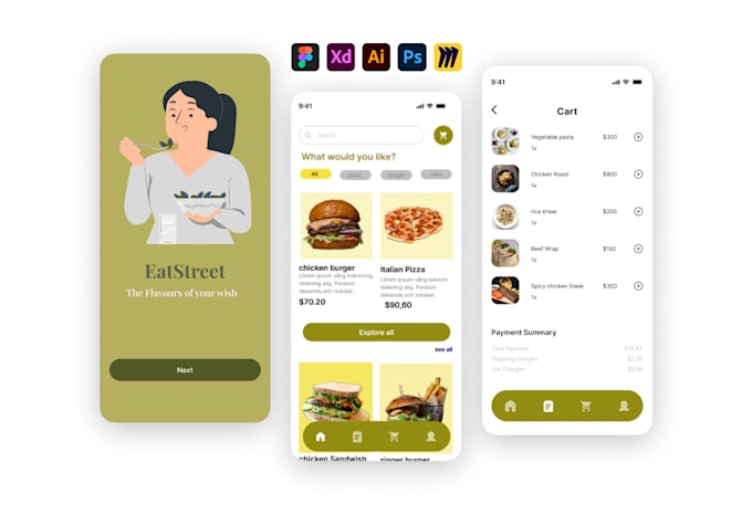 Design user friendly, accessible mobile app ui ux by Amnasohail122 | Fiverr