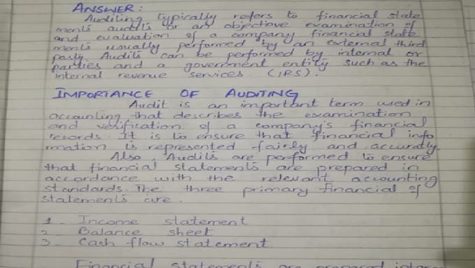 Write a stunning handwritten assignment, note and letters by Irumnaz037 ...