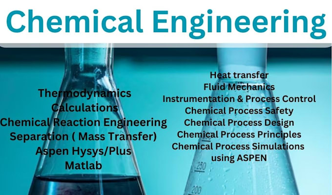 Assist you in chemical engineering related tasks by Moiza_khan | Fiverr