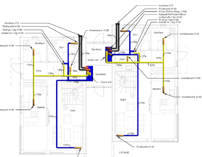 Do Revit Mep And Autocad Mep Ducting Within 24 Hours By Hadrianreuel Fiverr