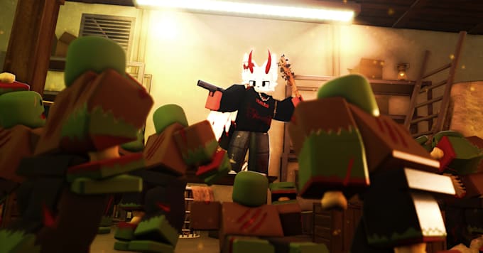 Make you professional roblox gfx with custom avatars by Sombraero | Fiverr