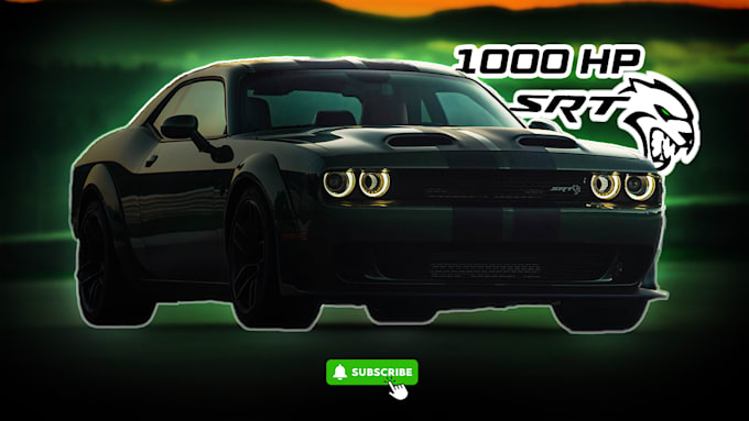 Design youtube thumbnails for your cars channel by Youssef992_ | Fiverr