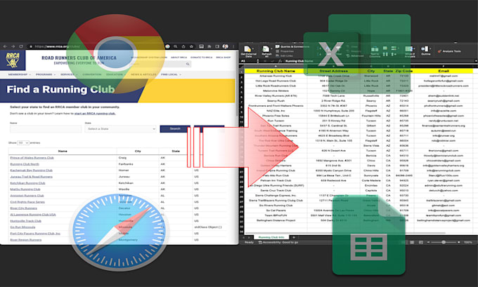 Extract online website data to editable digital file format by ...
