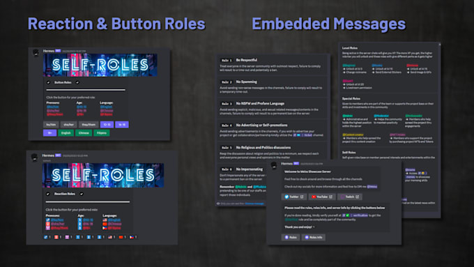Create and design your discord server by Weissxyz | Fiverr