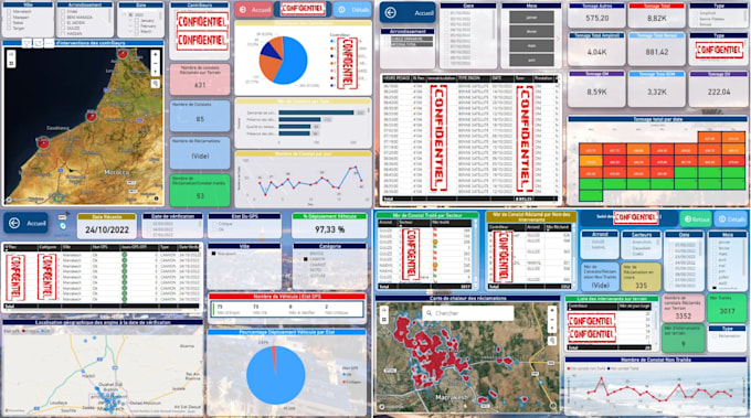 Expert data visualization and dashboard creation bi by Mrsoussi | Fiverr