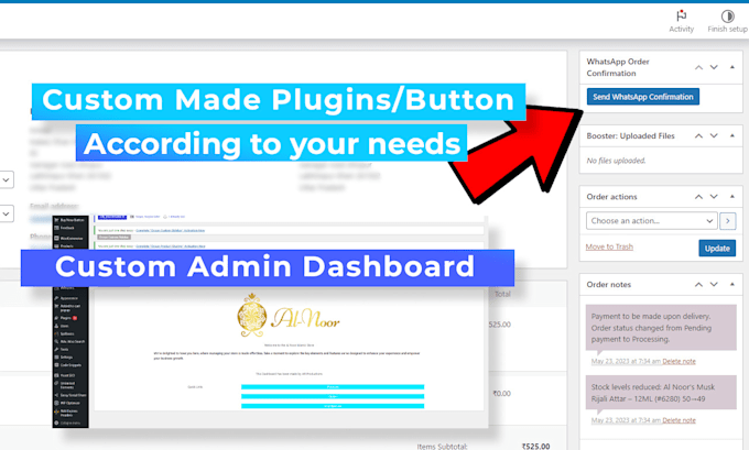 Make professional wordpress website with custom admin panel by ...