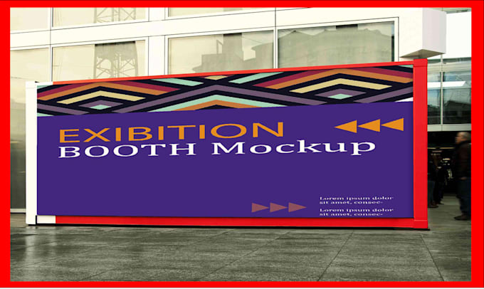 Design trade show booth, backdrop, kiosks, and roll up banners by ...