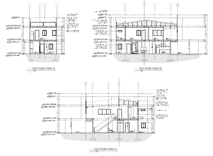 Produce 2d floor plan, elevations, sections and rcp by Jajanken | Fiverr