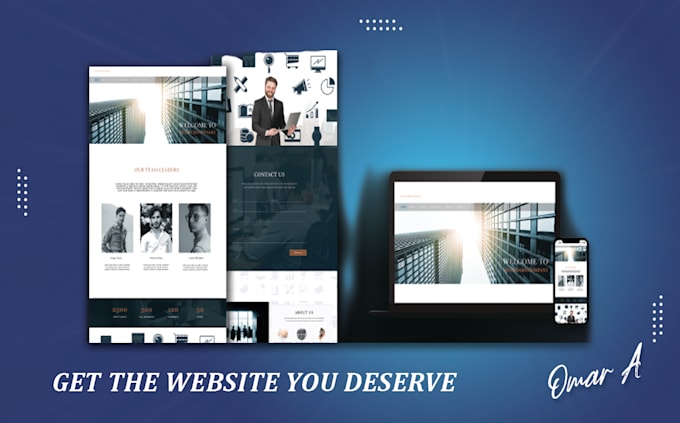 Create a customized and responsive wordpress website by Omarabd77 | Fiverr