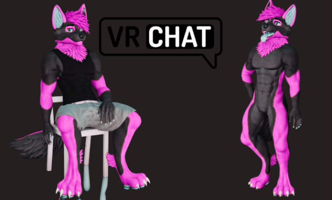 Do Furry Vrchat Avatar Nsfw Vrc 3d Model Anime Vr Chat Avatar