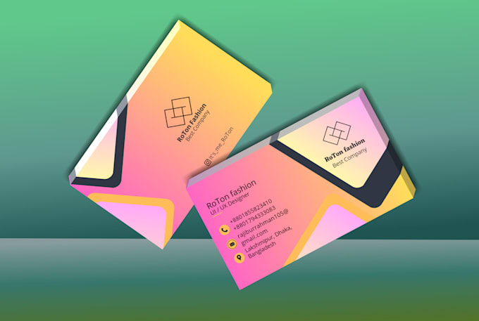 Design business card with three concepts by Rajiburrahman10 | Fiverr