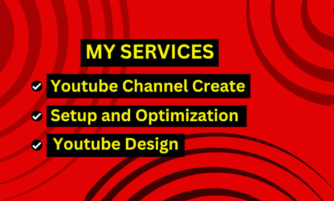 Create youtube channel setup and manage by Sujan354134 | Fiverr