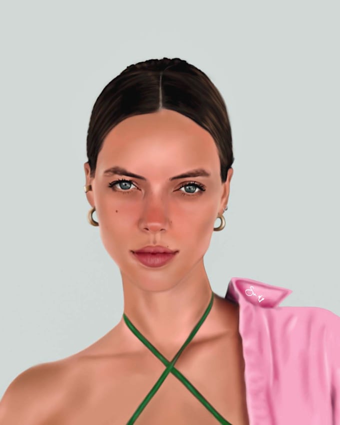 Draw any photo as a realistic digital portrait by Sn_alp | Fiverr