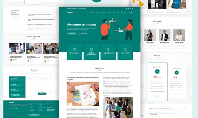 Design a creative and unique website by Web_innovative7 | Fiverr