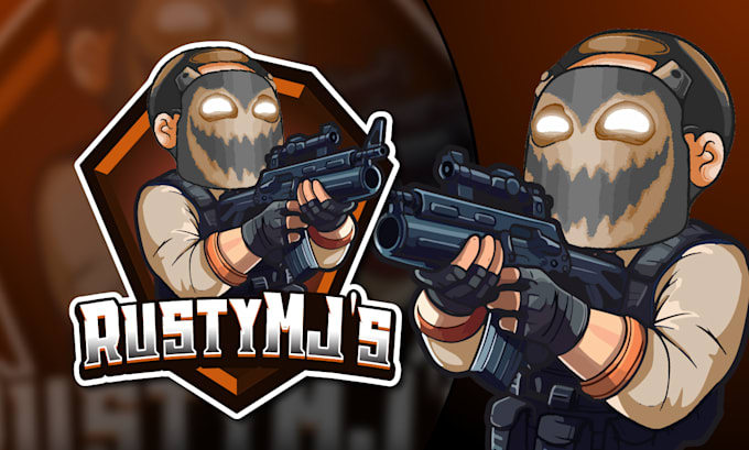 Do modern rust server logo design for you and loading screen by ...