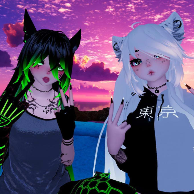 Do Vr Character Vr Avatar Vtuber 3d Model Vrc Avatar Nsfw Vr Chat Avatar By Yusrohvr Fiverr