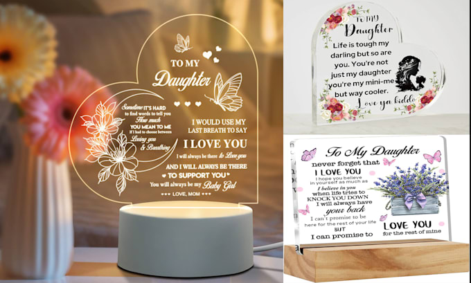 Make brilliant etsy acrylic plaque , acrylic sign design by ...