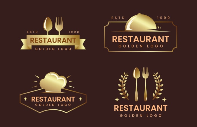 Design modern unique restaurant logo by Terry_tarris | Fiverr