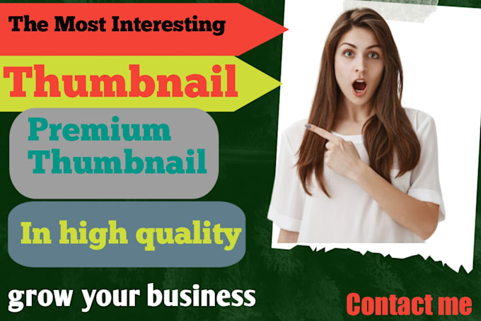 Design amazing, super and interesting thumbnails for youtube by Eheh17 ...