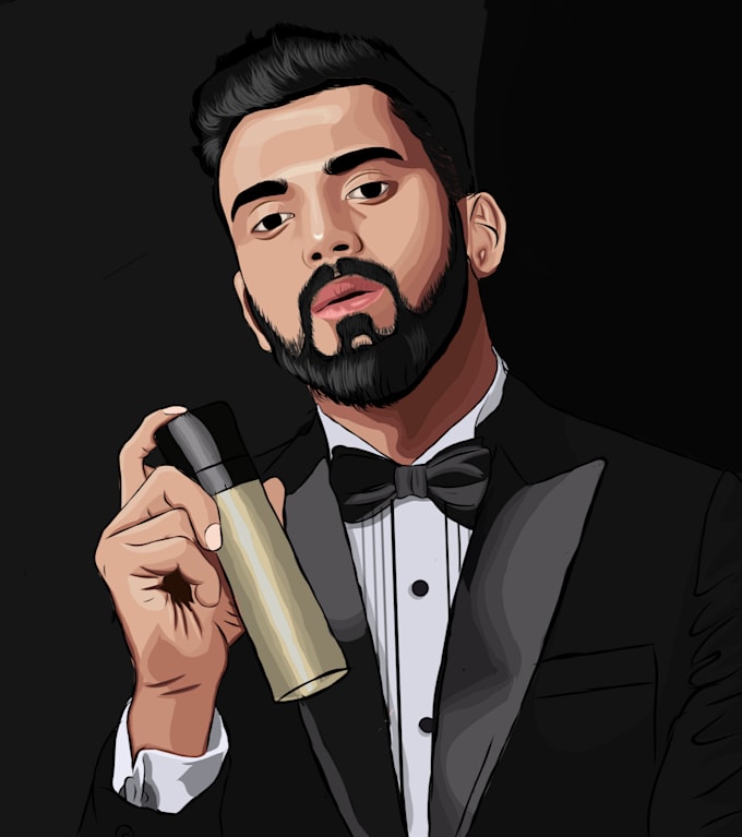 Draw realistic vector art portrait for you by Sushmi_art | Fiverr