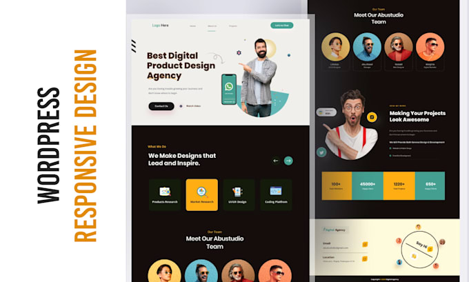 Design, revamp, redesign, fix wordpress website or wordpress website ...