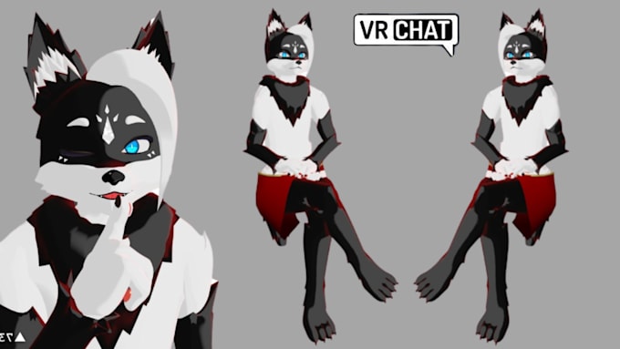 Create custom 3d vrchat furry avatar vr fursona avatar dps edit fbx to ... Create custom 3d vrchat furry avatar vr fursona avatar dps edit fbx to ...