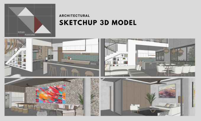 Do google sketchup 3d models by Janeabiquibil | Fiverr