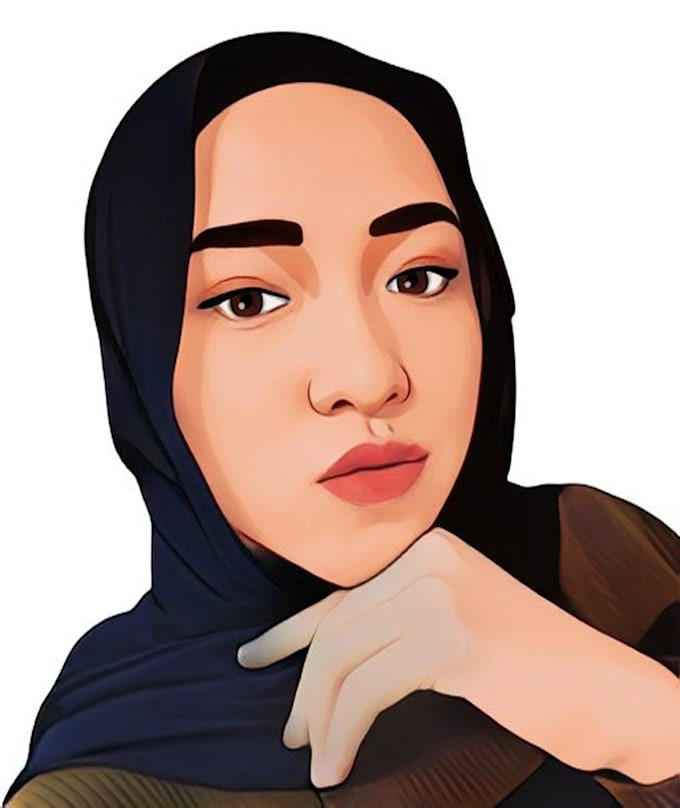 Draw your photo into cartoon vector potrait by Adenyu | Fiverr